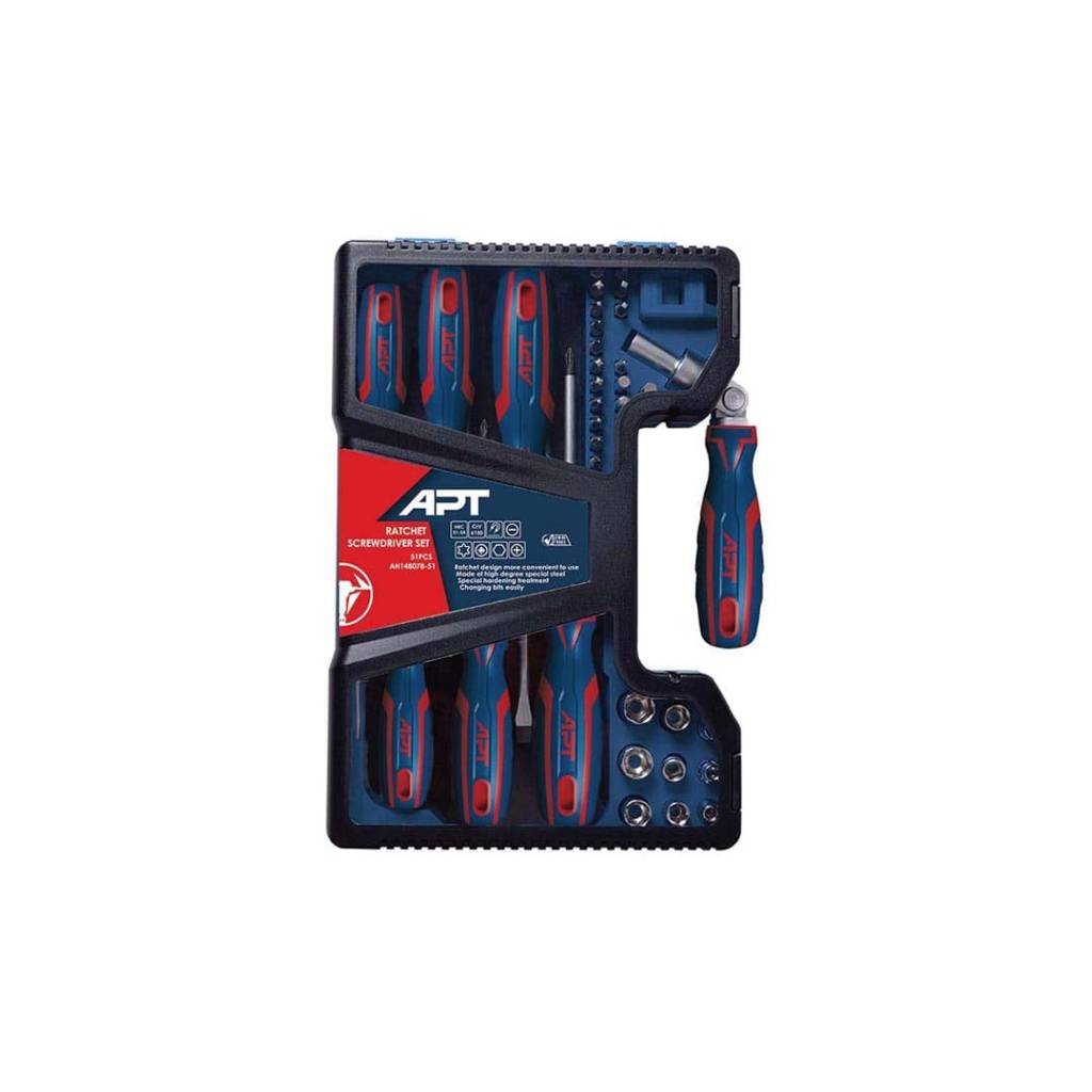 Ratchet Screwdriver Set 51 Pcs – APT International